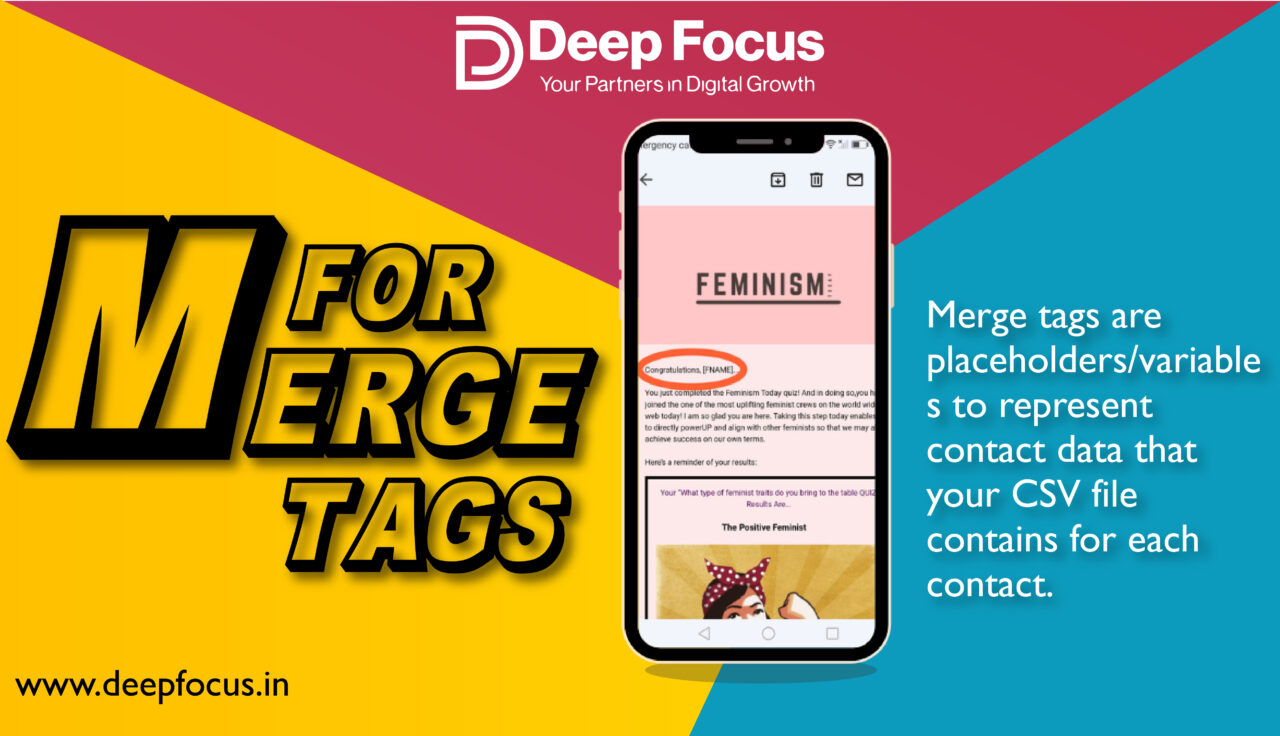 M for Merge Tags in A to Z of Email Marketing - Deep Focus - Mailchimp ...
